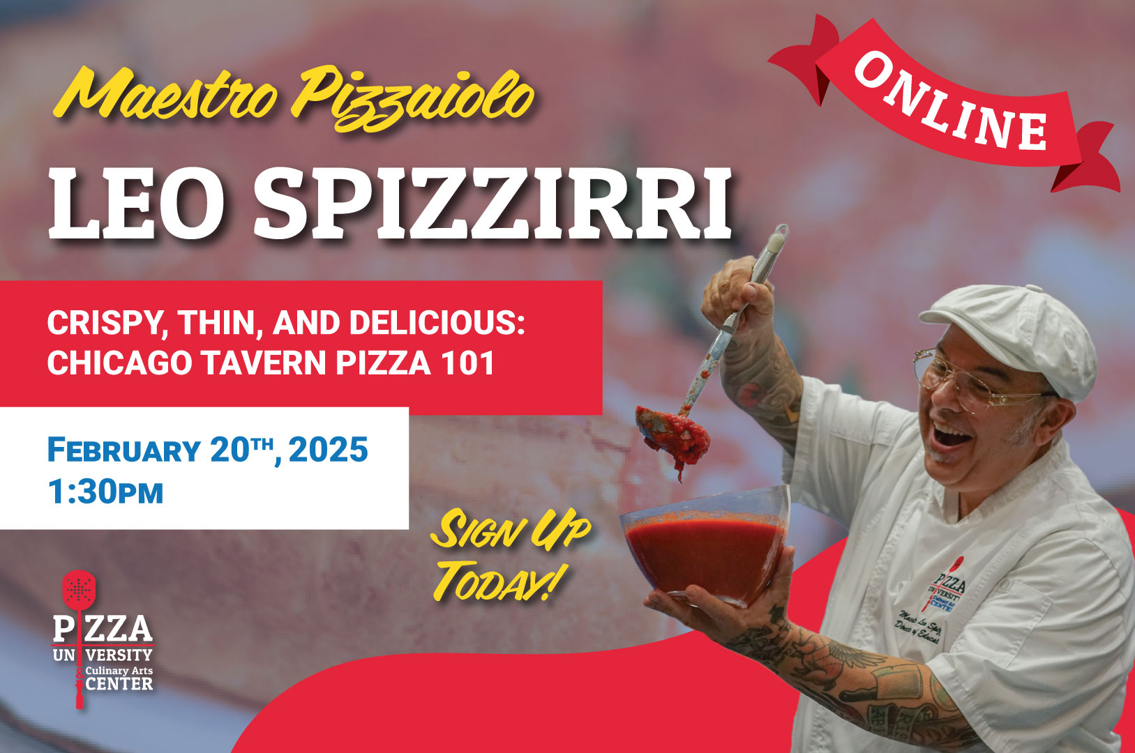Online “Crispy, Thin, and Delicious: Chicago Tavern Pizza 101” with Leo Spizzirri – Pizza ...